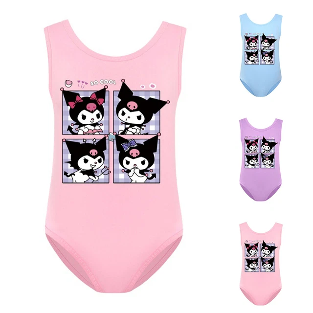 NiÑas NiÑos Kuromi Traje De Baño Dibujos Animados Disfraz De Natación