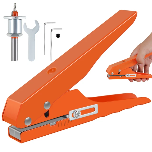 TOOL FLAT BEVEL Hole Punch Edge Banding Punching Pliers Round Punch ...