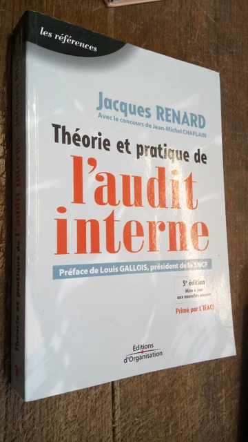 THÉORIE ET PRATIQUE de l'audit interne Jacques Renard EUR 18,01 ...
