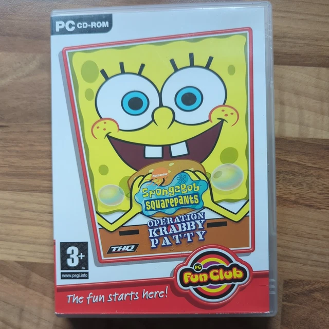 SPONGEBOB SQUAREPANTS OPERATION Krabby PC DVD Computer Video Game UK ...