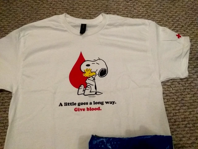 NEW 2025 SNOOPY American Red Cross Peanuts Woodstock T Shirt size LARGE ...