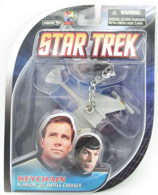 PORTE-CLÉ STAR TREK Modèle 7cm Klingon D7 Bataille Cruiser Original EUR ...