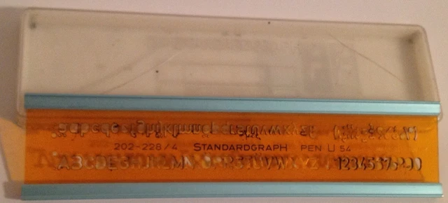 TECHNISCHES ZEICHNEN ZEICHENSCHABLONE Standardgraph 202-228/4 ...