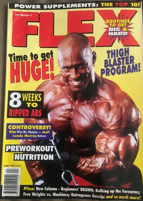 FLEX MAGAZINE, APRIL 1998, Shaun Ray on the cover £5.95 - PicClick UK