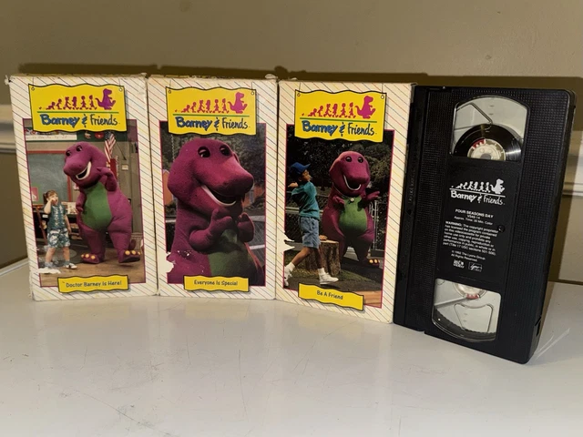BARNEY TIME LIFE VHS Lot - Four Seasons, Special, Be A Friend, Doctor ...
