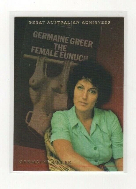 RARE FAMOUS AUSTRALIAN Card. Author - Dr. Germaine Greer $5.99 ...