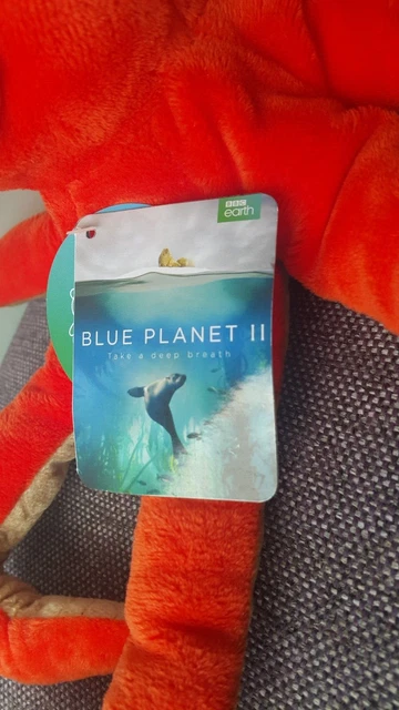 BNWT OFFICIAL DAVID Attenborough BBC Blue Planet Octopus 12" Plush Soft ...