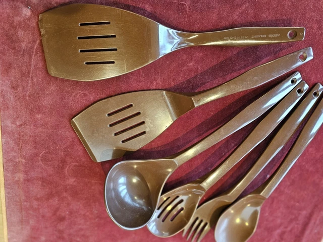 VINTAGE ADDIS MELAMINE Kitchen Utensils Kitchenalia VW Camper Retro 6 ...