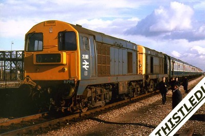 6& X 4& RAILWAY PHOTOGRAPH CLASS 20s Nos 20188 & 20044 SEVERN TUNNEL 25 ...