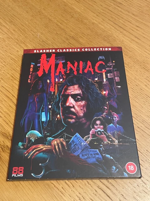 MANIAC 88 FILMS Slasher Collection 50 Blu-ray with Slip Cover/Poster ...