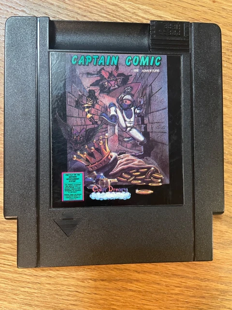 CAPTAIN COMIC NINTENDO NES Authentic Original Color Dreams Black $16.99 ...