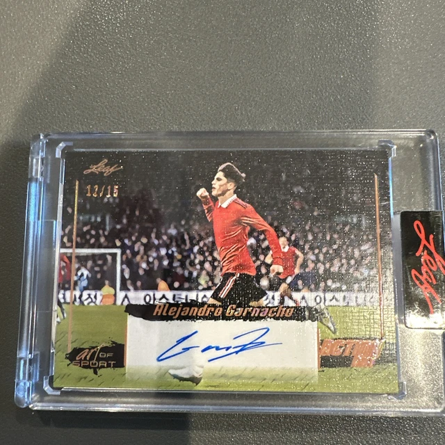 2023 LEAF ART Of Sport Alejandro Garnacho Action Art Auto /15 Jm EUR 23 ...
