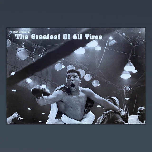 MUHAMMAD ALI THE Greatest All Of Time - 60X91 CM EUR 27,99 - PicClick IT