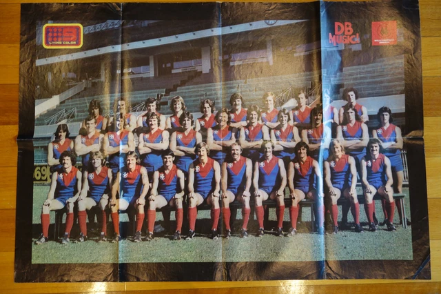 1976 MELBOURNE DEMONS - Special Fold-Out Poster Magazine $40.00 ...