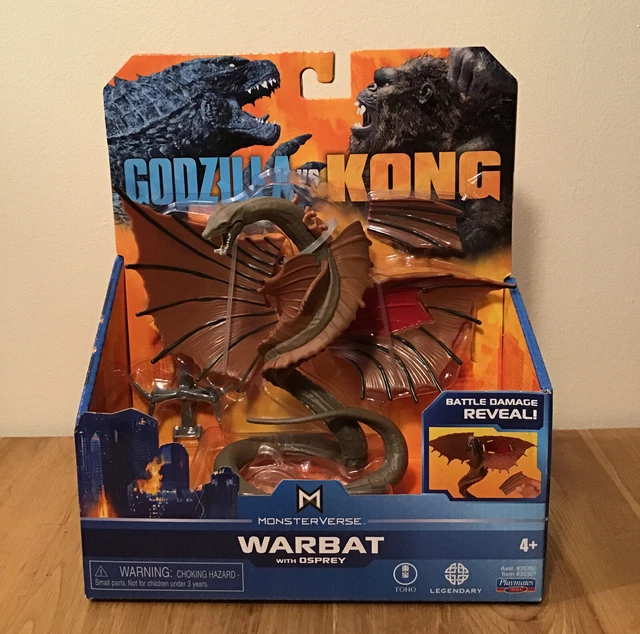 MONSTERVERSE GODZILLA VS Kong 15cm Hollow Earth Monsters Warbat Toy ...