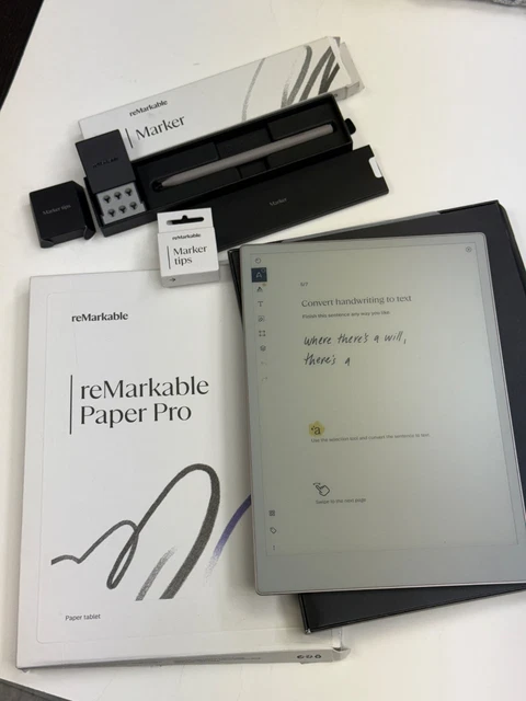 REMARKABLE PAPER PRO 11.8” reMarkable Paper Tablet STYLUS PEN +EXTRA 12 ...