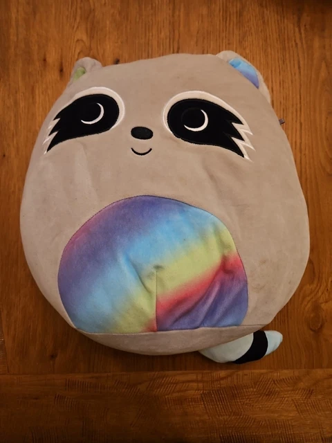 SQUISHMALLOW MAX THE Grey Raccoon Approx 12" £16.13 - PicClick UK