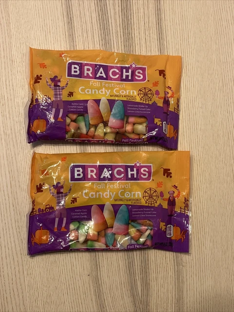 LOT OF BRACH'S Fall Festival Candy Corn Kettle Apple Cotton 8oz LIMITED ...