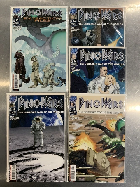 DINOWARS EXTINCTION FILES #1 Jurassic War Of The Worlds #1-4 2006 VF/NM ...