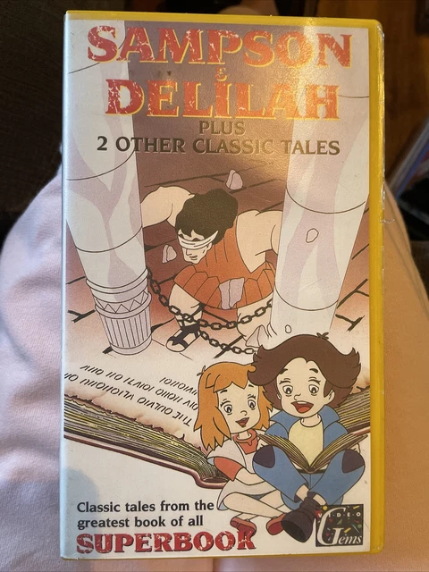SAMSON AND DELILAH (VHS, 1991) VIDEO SUPERBOOK CHRISTIAN KIDS CHILDRENS ...