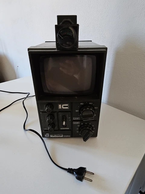 RETRO NATIONAL Panasonic - Black White Uhf Tv- Commando Tr 505 Gb ...