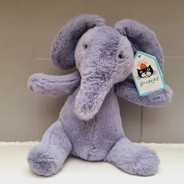 NEW JELLYCAT SMALL Puffles Elephant Soft Toy BNWT £149.99 - PicClick UK