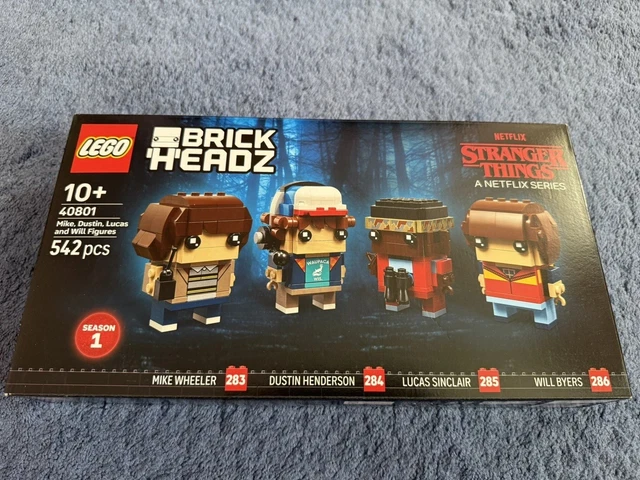 LEGO STRANGER THINGS 40801: Mike, Dustin, Lucas & Will BrickHeadz £57. ...