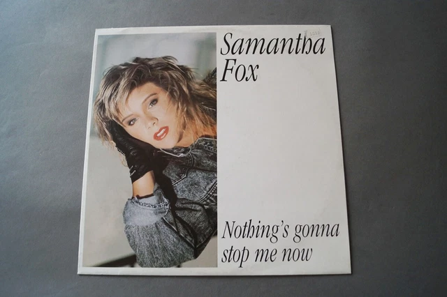 SAMANTHA FOX - Nothing´s gonna stop me now (Vinyl Maxi Single) (V-4269 ...