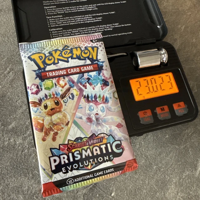POKÉMON TCG - Prismatic Evolutions Booster Pack - Sealed - HEAVY PACK ...