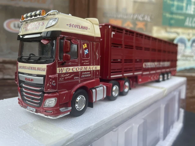 WSI DAF AND Cattle trailer In The Livery Of W D Cormack £199.99 ...