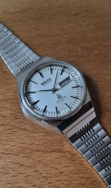 SEIKO 4883-8001 VINTAGE Quartz Superior Watch - All Original - Requires ...