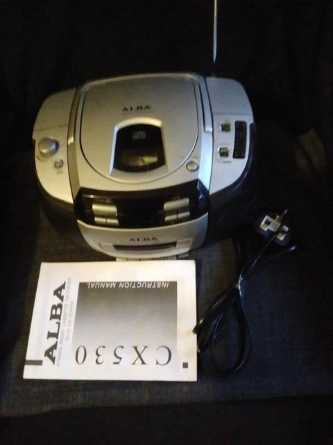 ALBA STEREO RADIO Cassette Recorder with CD Player. Working except ...