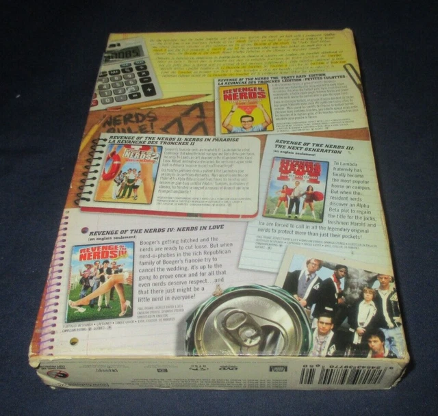 REVENGE OF THE Nerds - The Atomic Wedgie Collection (DVD, 2007, 4-Disc Set) $27.19 - PicClick CA