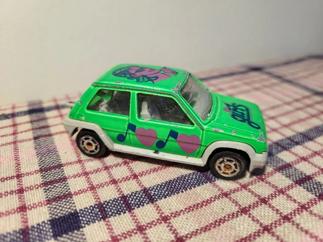 VINTAGE MAJORETTE RENAULT Supercinq GT Turbo GIRLS Car * MADE IN FRANCE ...