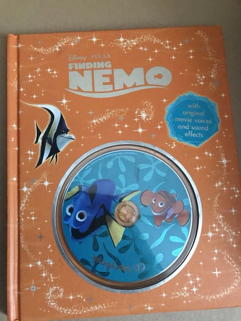 &DISNEY &FINDING NEMO& Storybook (Disney Book & CD) By pixar" Hardcover ...