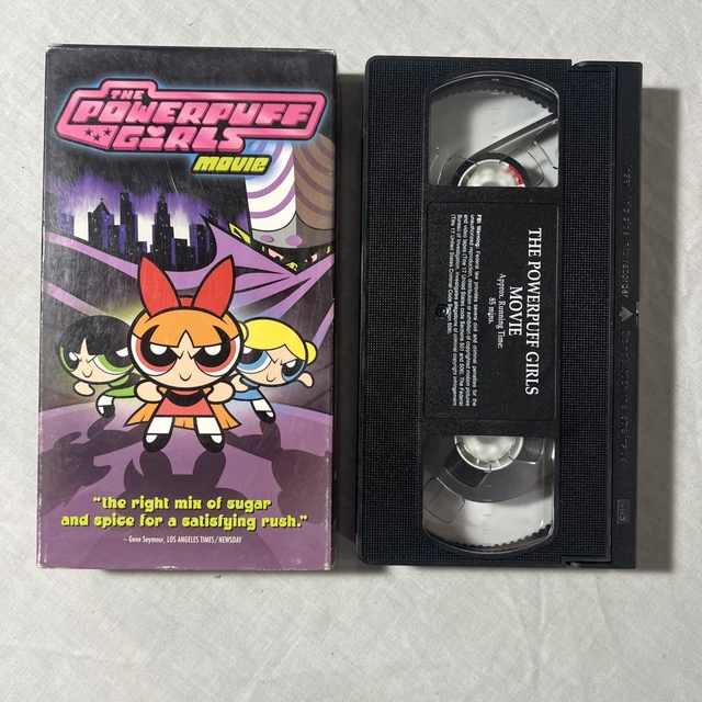 THE POWERPUFF GIRLS Movie (VHS, 2002 Contains Dexters Laboratory ...