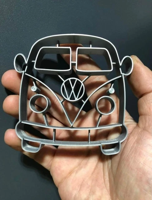VW BUS COOKIE Cutter - High Detail! - Volkswagen, Cookie/Clay/Fondant ...