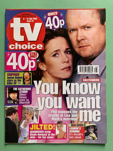 TV CHOICE MAGAZINE 6-July-2002 EASTENDERS James Bolam Judi Dench LUCY BENJAMIN EUR 15,71 ...