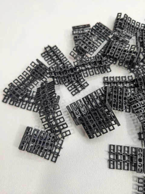 LEGO TECHNIC BLACK Tank Tracks Small Tread Links #3873 Bulk Lot 410 ...