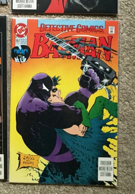 DETECTIVE COMICS 657 658 (Batman, Robin, Azrael, Chuck Dixon, Sam Keith ...