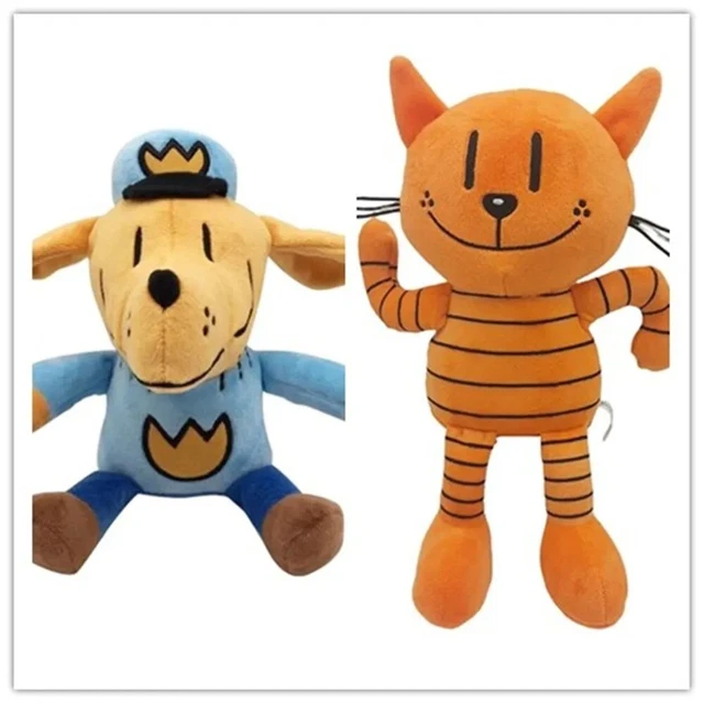 NEW DOG MAN Plush Toy Anime Petey Cat Puppy Stuffed Animal Cartoon ...