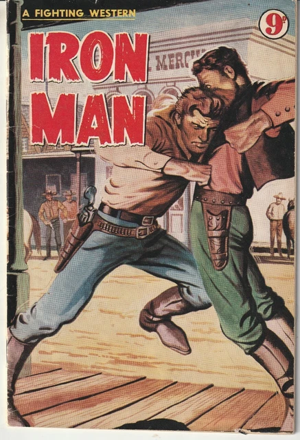 VINTAGE AUSTRALIAN: A Fighting Western "Iron Man" - Cleveland 1953 £19. ...