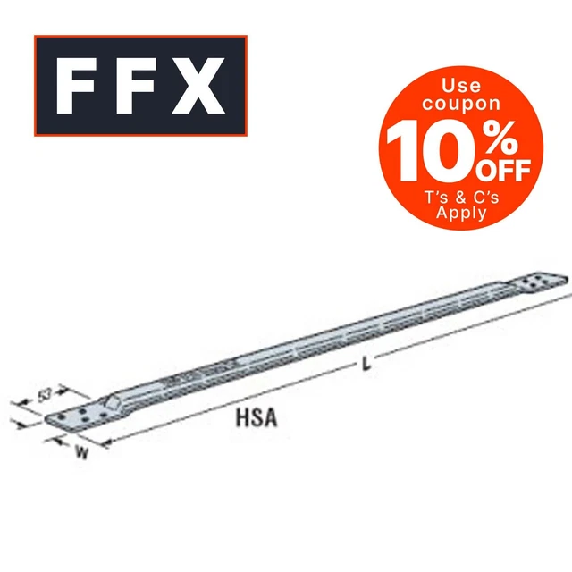 SIMPSON STRONGTIE HSA400 Herringbone Joist Struts 400mm Centres £5.44 ...