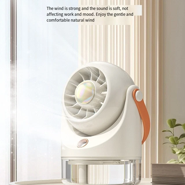 MINI PORTABLE AIR Conditioner Fan 3 Speed Evaporative Cooler for Home ...