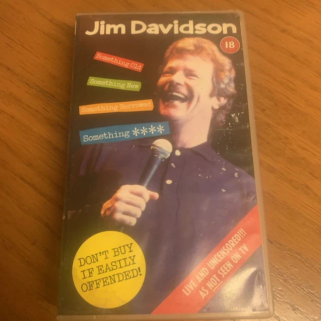 JIM DAVIDSON SOMETHING old something new vhs (untested tape!) £1.04 ...