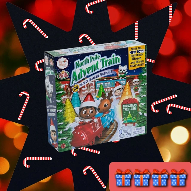THE ELF ON the Shelf North Pole Advent Train (Scout Elf Not Included) £ ...