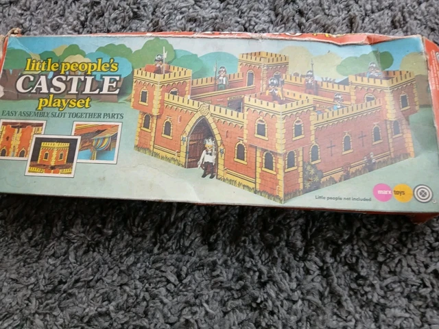 VINTAGE MARX TOYS Little People’s Castle Playset 2505 In Original Box ...