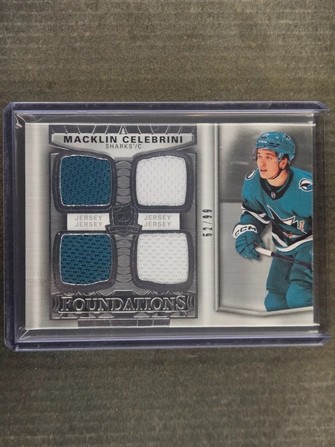 2024-25 THE CUP Hockey Foundations Macklin Celebrini Patch /99 $750.00 ...