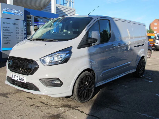 FORD TRANSIT CUSTOM 300 EcoBlue Limited L2 LWB GREY MATTE SPORT STYLED ...