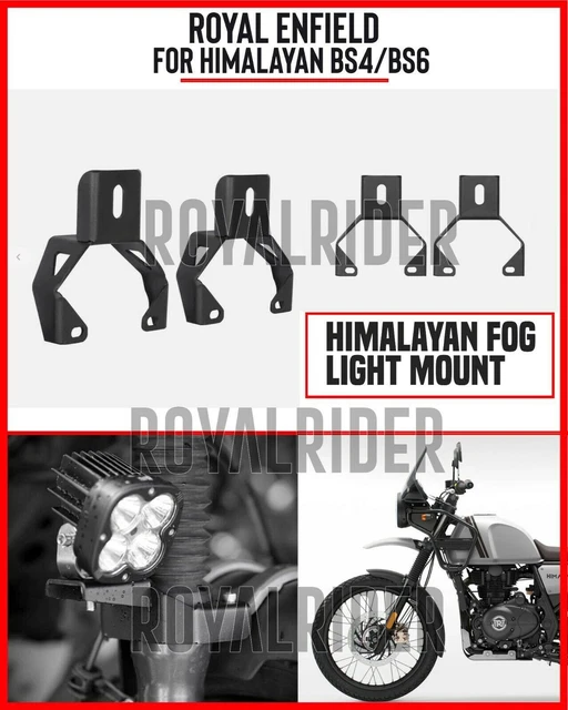 ROYAL ENFIELD HIMALAYAN Fog Light Mount EUR 36,16 - PicClick FR